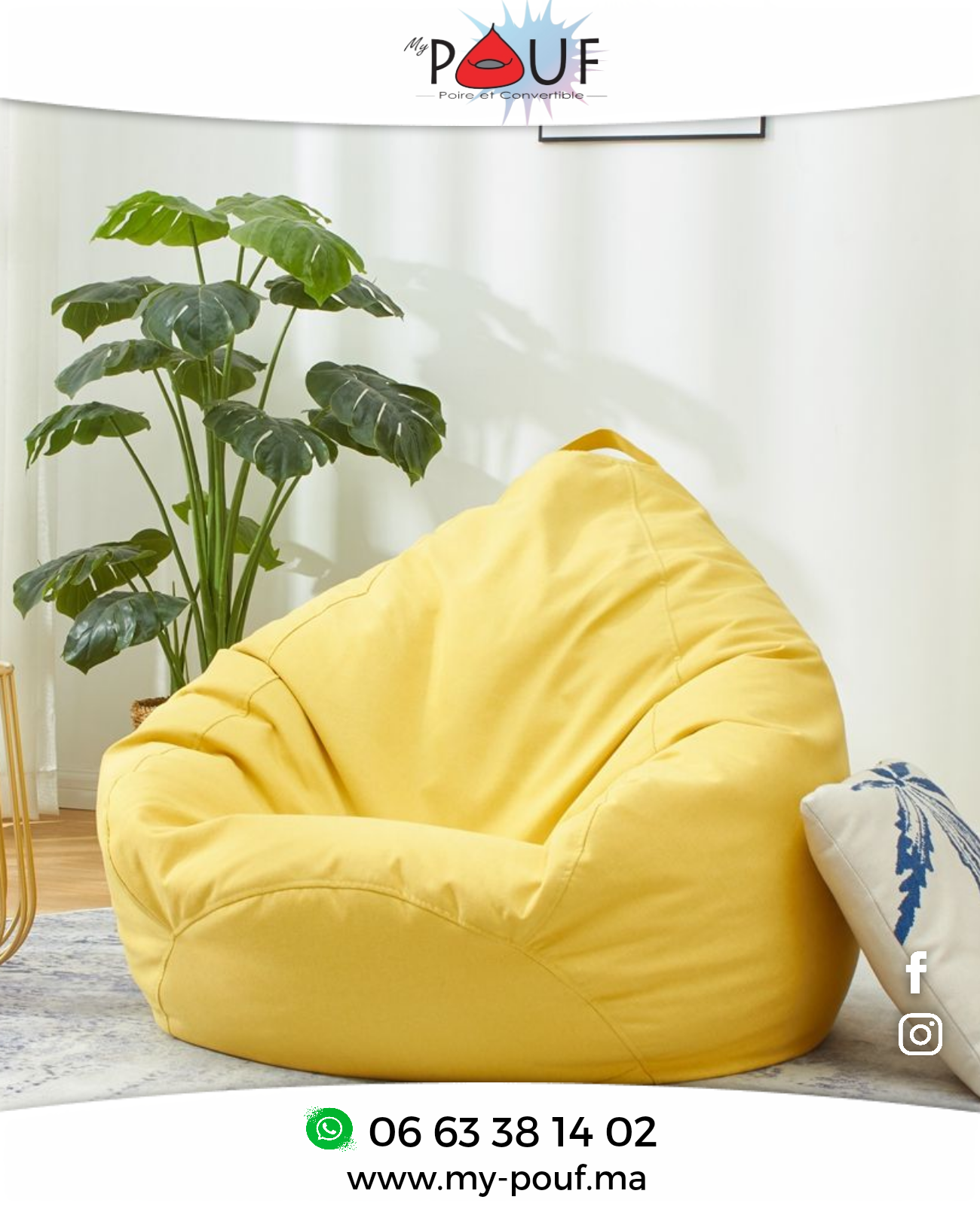 MY POUF - 1er Fournisseur au Maroc de Pouf de détente a base Micro-billes