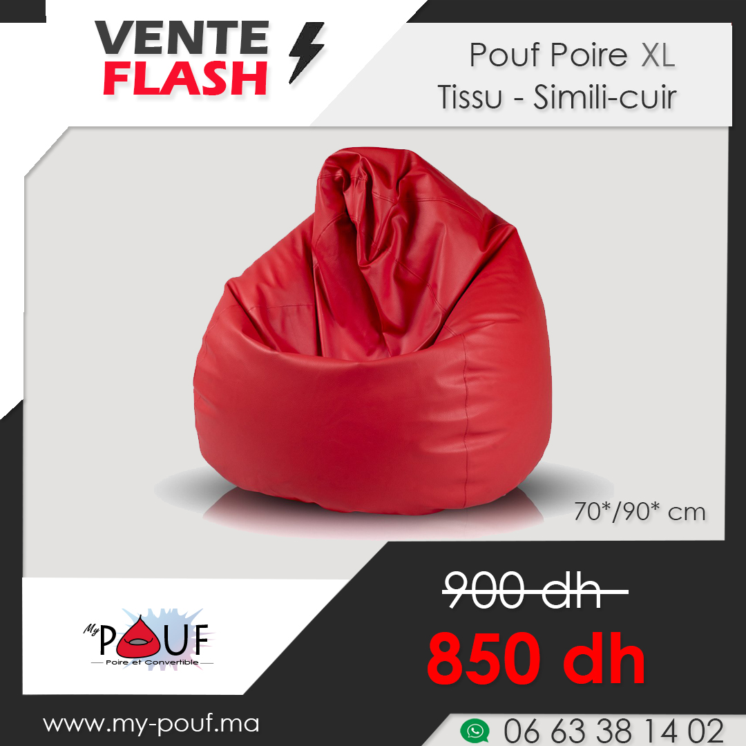 MY POUF - 1er Fournisseur au Maroc de Pouf de détente a base Micro-billes