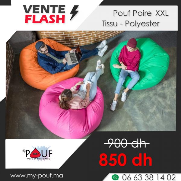 MY POUF - 1er Fournisseur au Maroc de Pouf de détente a base Micro-billes