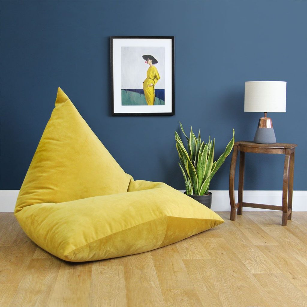Pouf Triangle Coton velours - 1er Fournisseur au Maroc de Pouf de ...