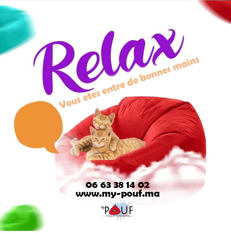 MY POUF - 1er Fournisseur au Maroc de Pouf de détente a base Micro-billes